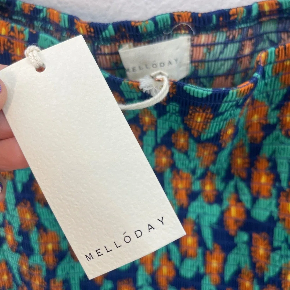 MELLODAY | Dresses | Nwt Melloday Spring Wedding Guest Dress M Puff ...